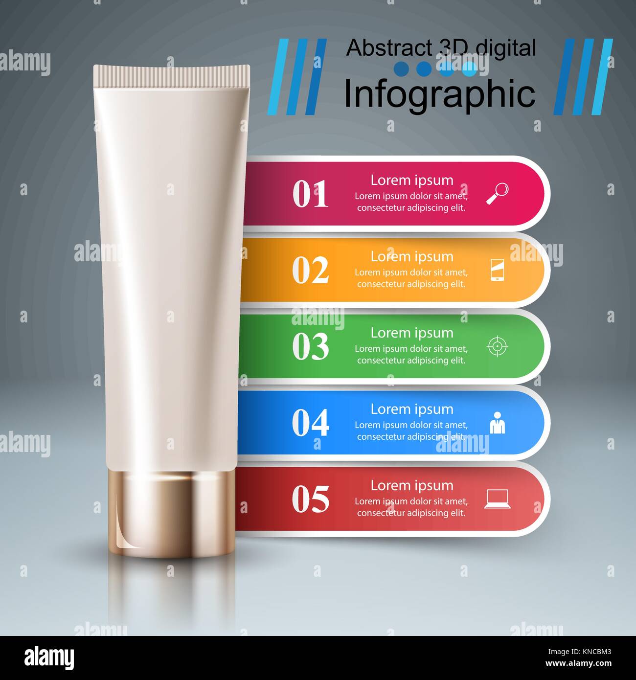 Toothpaste, cream tube - business infographic Stock Vector Image & Art ...