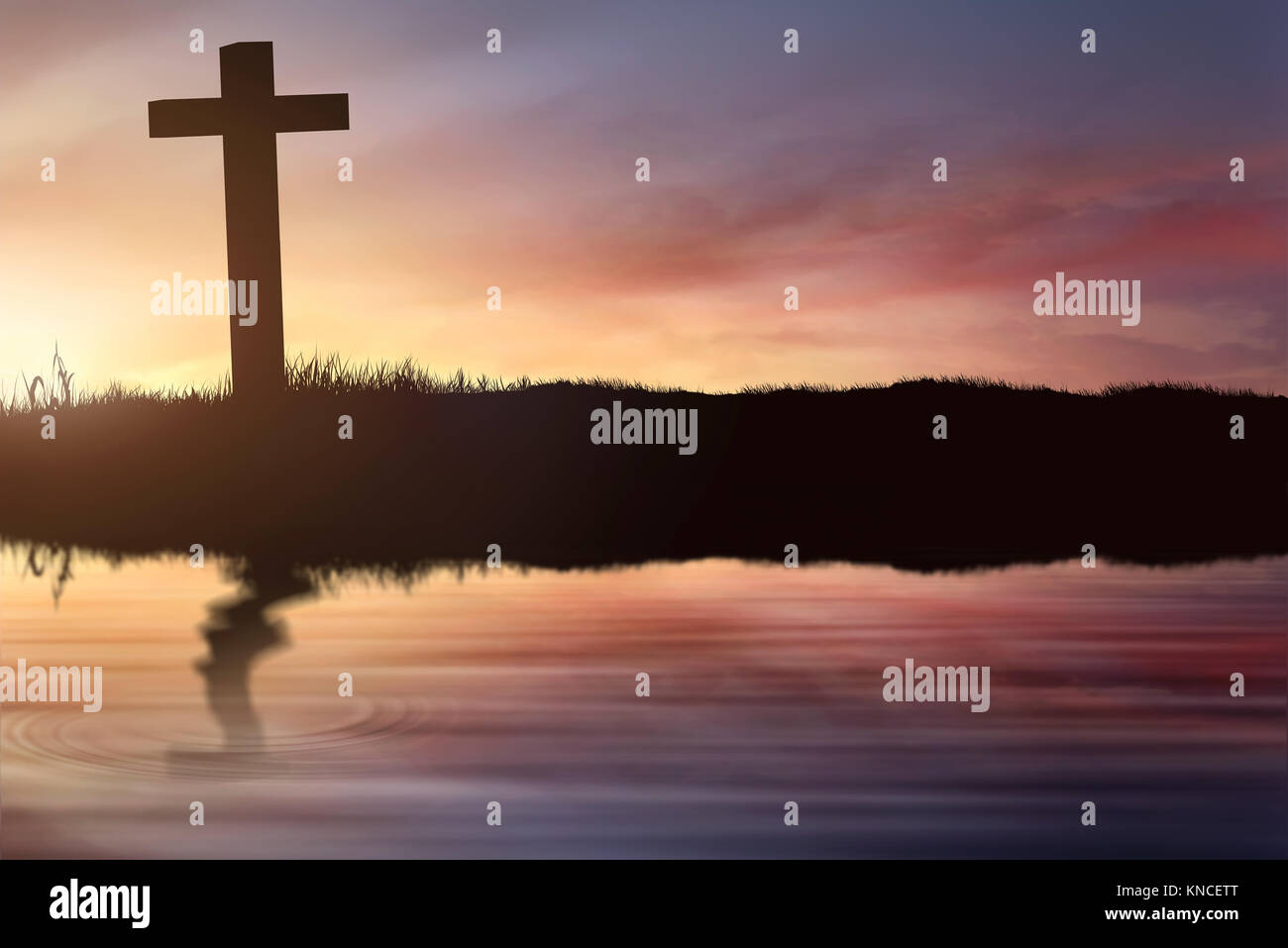 Christian cross water hi-res stock photography and images - Alamy