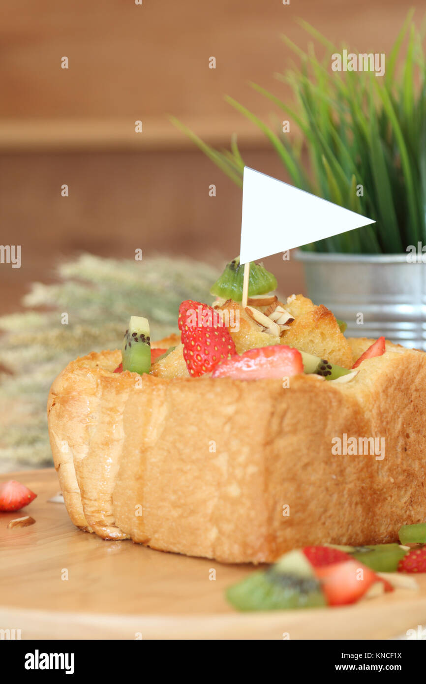 French honey toast with mix fruits Stock Photo - Alamy