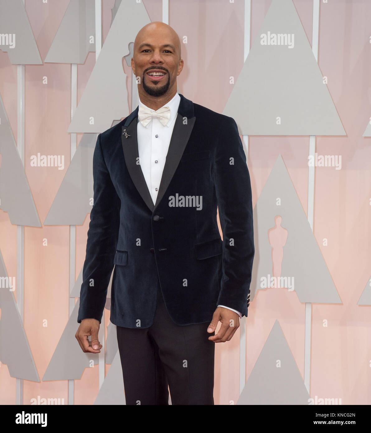 HOLLYWOOD, CA - FEBRUARY 22: Common, Lonnie Lynn arrives at the 87th ...