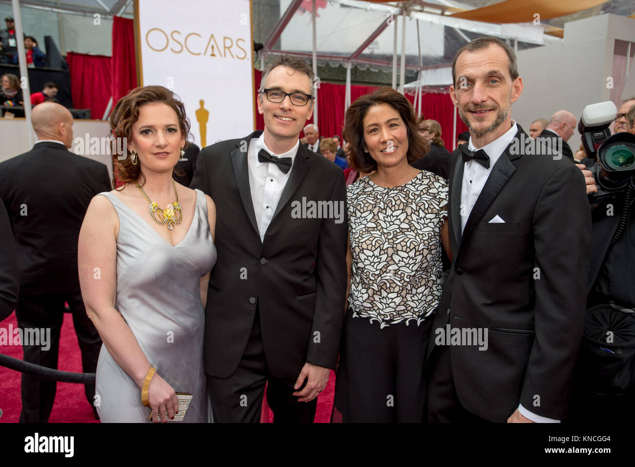 HOLLYWOOD, CA - FEBRUARY 22: Graham Annable and Anthony Stacch arrives ...
