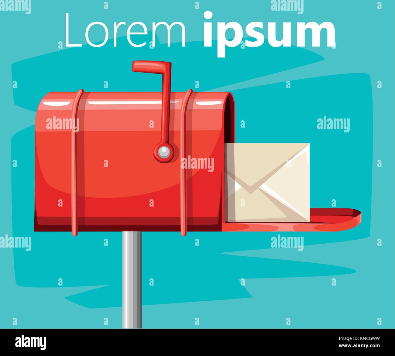 Mailboxopen Stock Vector Images - Alamy