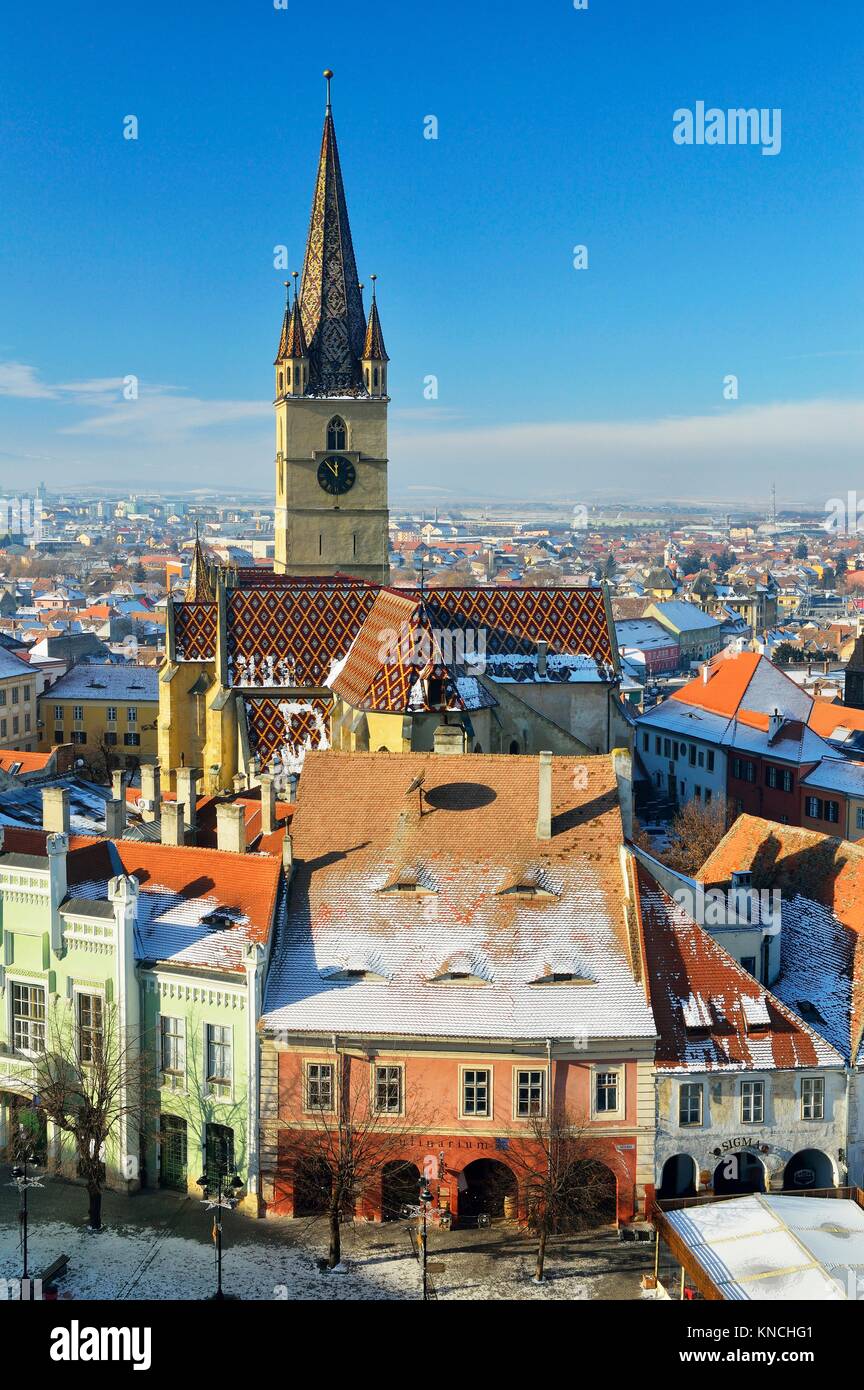 Evangelical Cathedral Sibiu Stock Photos & Evangelical Cathedral Sibiu ...