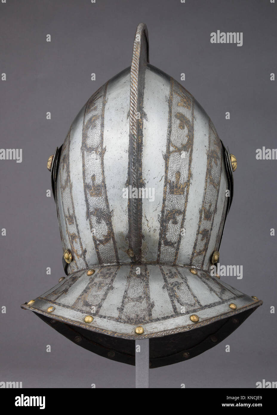 This Armet helmet, part of the collection at the Metropolitan Museum of ...