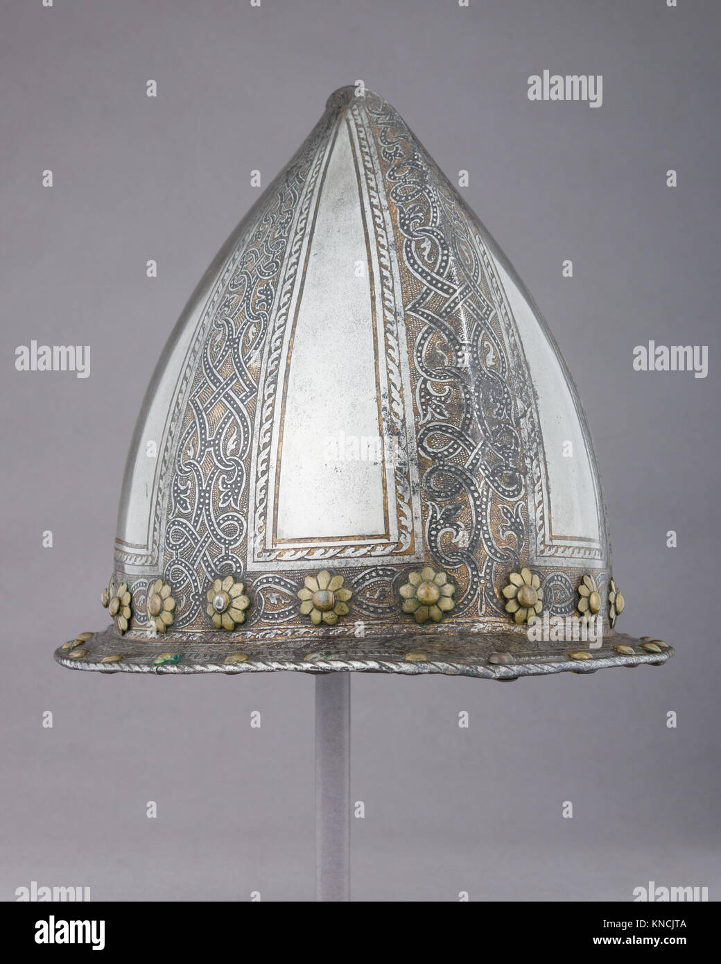 This cabasset helmet is a 16th-century piece of armor, designed to ...