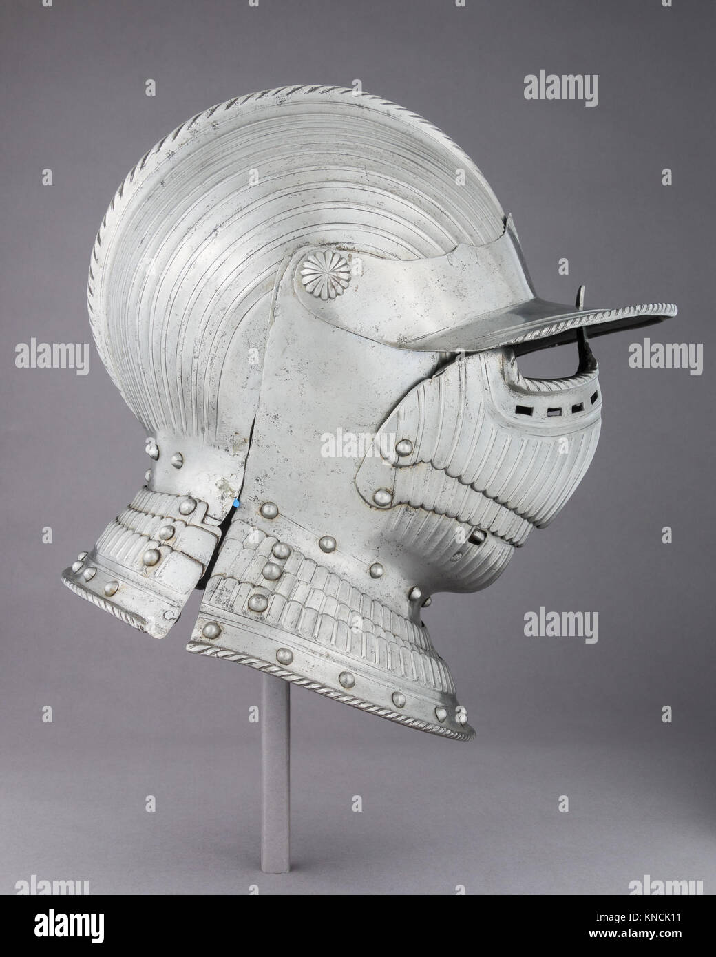 This Burgonet helmet, dating back to the Renaissance, showcases the ...