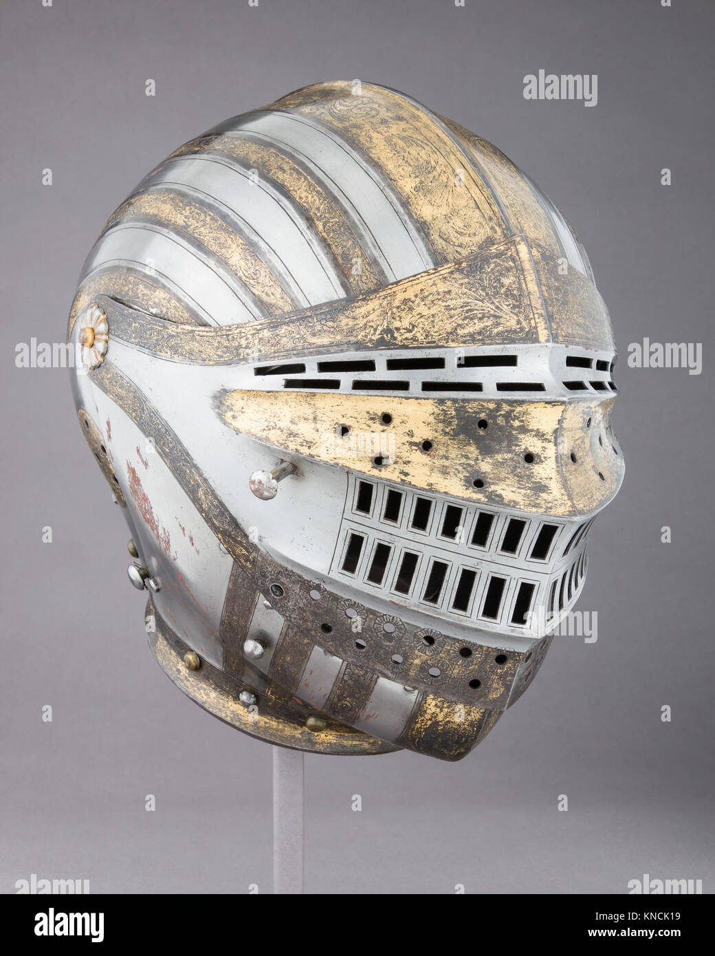 This close-helmet, crafted in the style of the 16th century ...