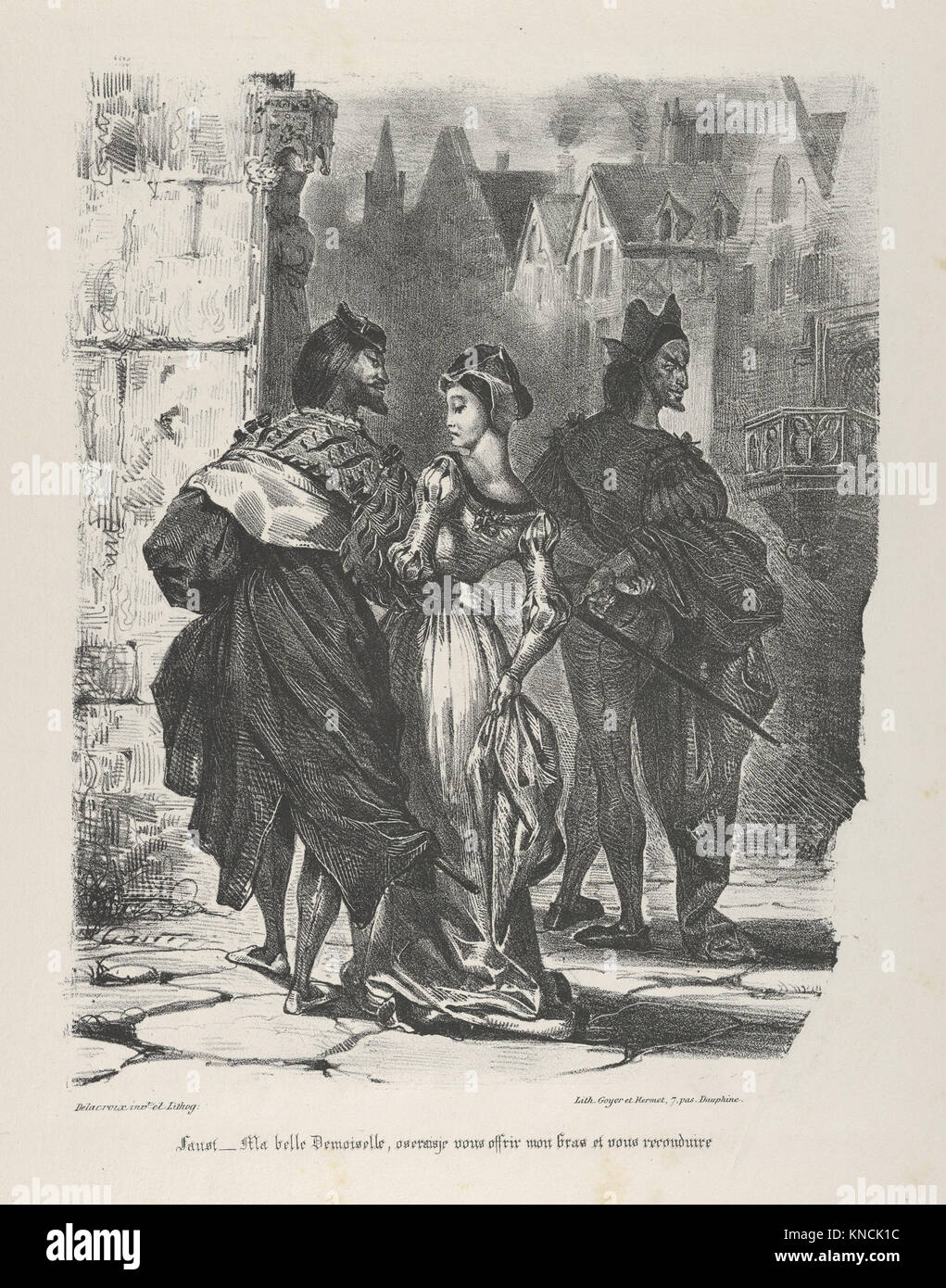 Faust Trying to Seduce Marguerite (Goethe, Faust) MET DP852076 336607 ...