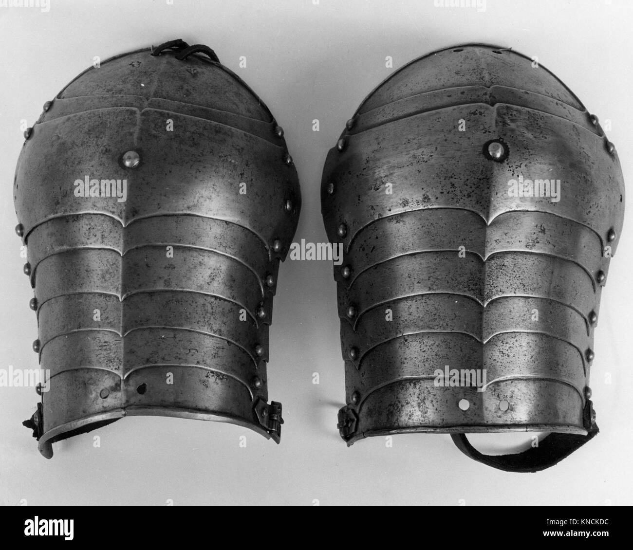 This composed armor, cataloged as MET 50.160, is an example of medieval ...