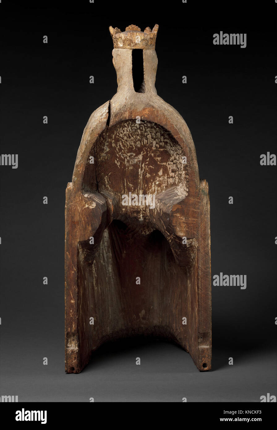 This artwork depicts the Virgin Mary enthroned with the Child Jesus ...