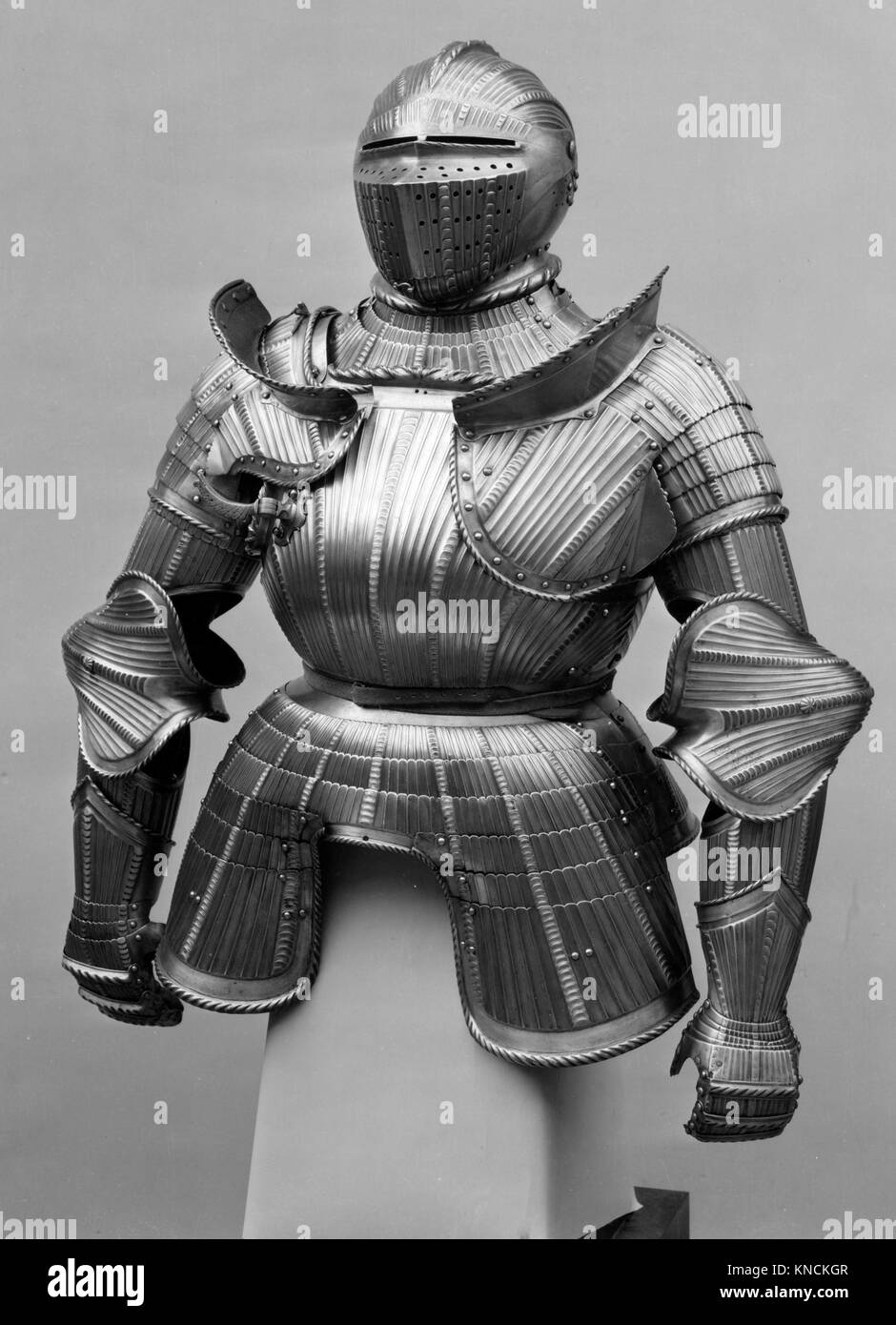 This armor piece demonstrates detailed craftsmanship and design ...