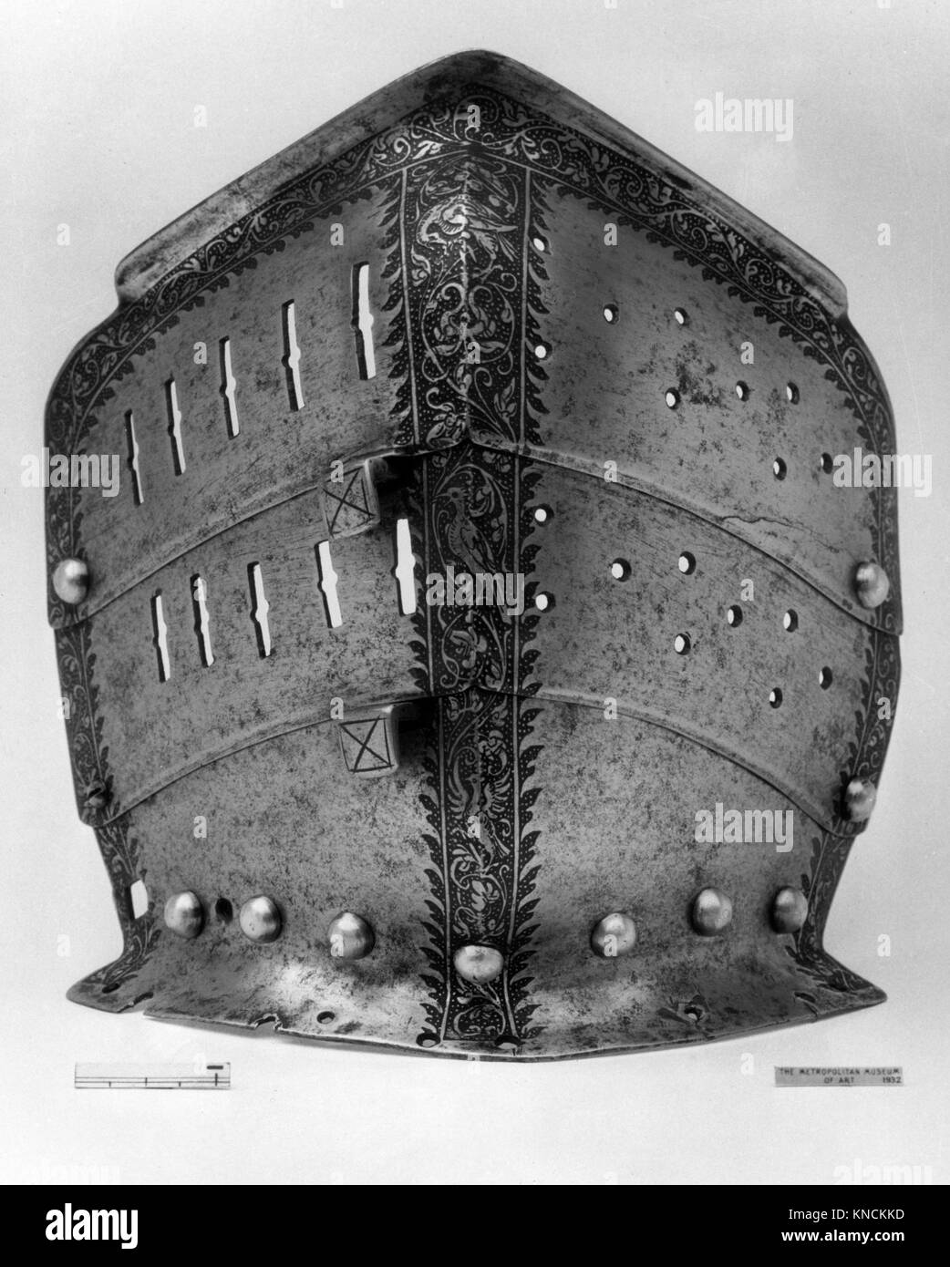 A falling buffe for a helmet from the MET collection, representing an ...