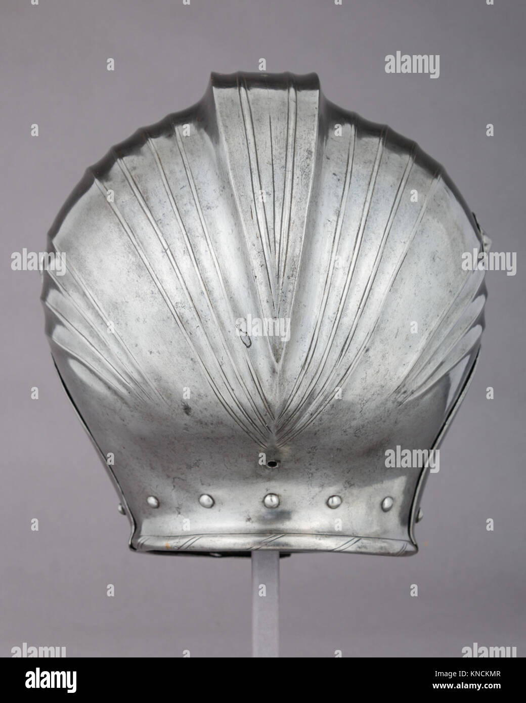 This armet, a type of medieval helmet, provides insight into the ...