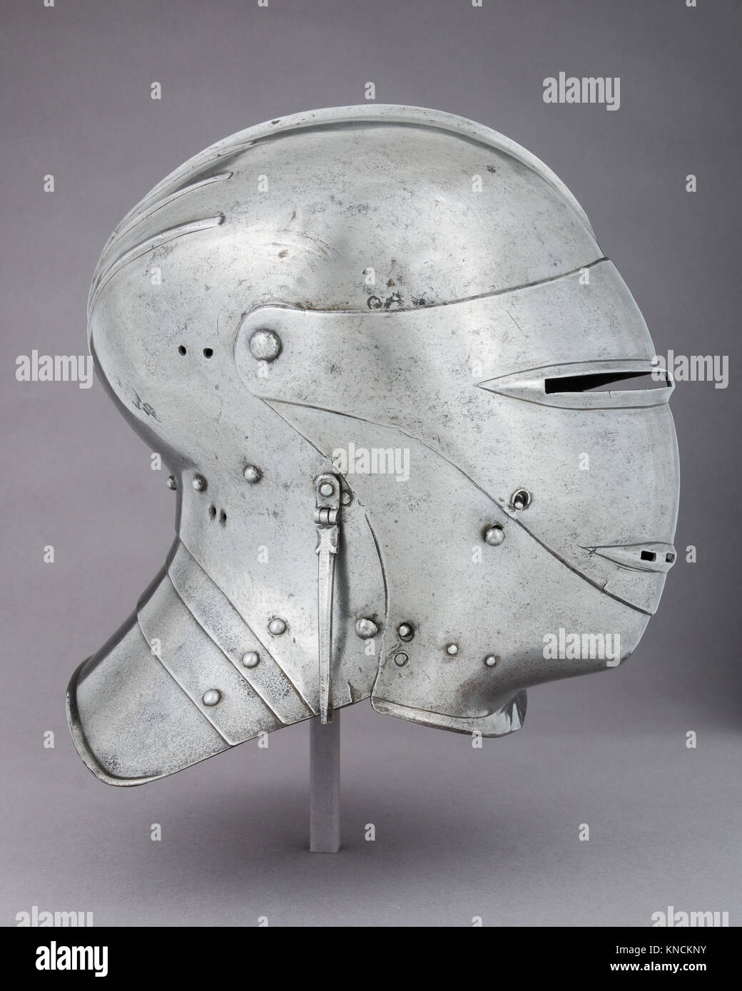 This armet is a type of armor from the medieval period, designed to ...