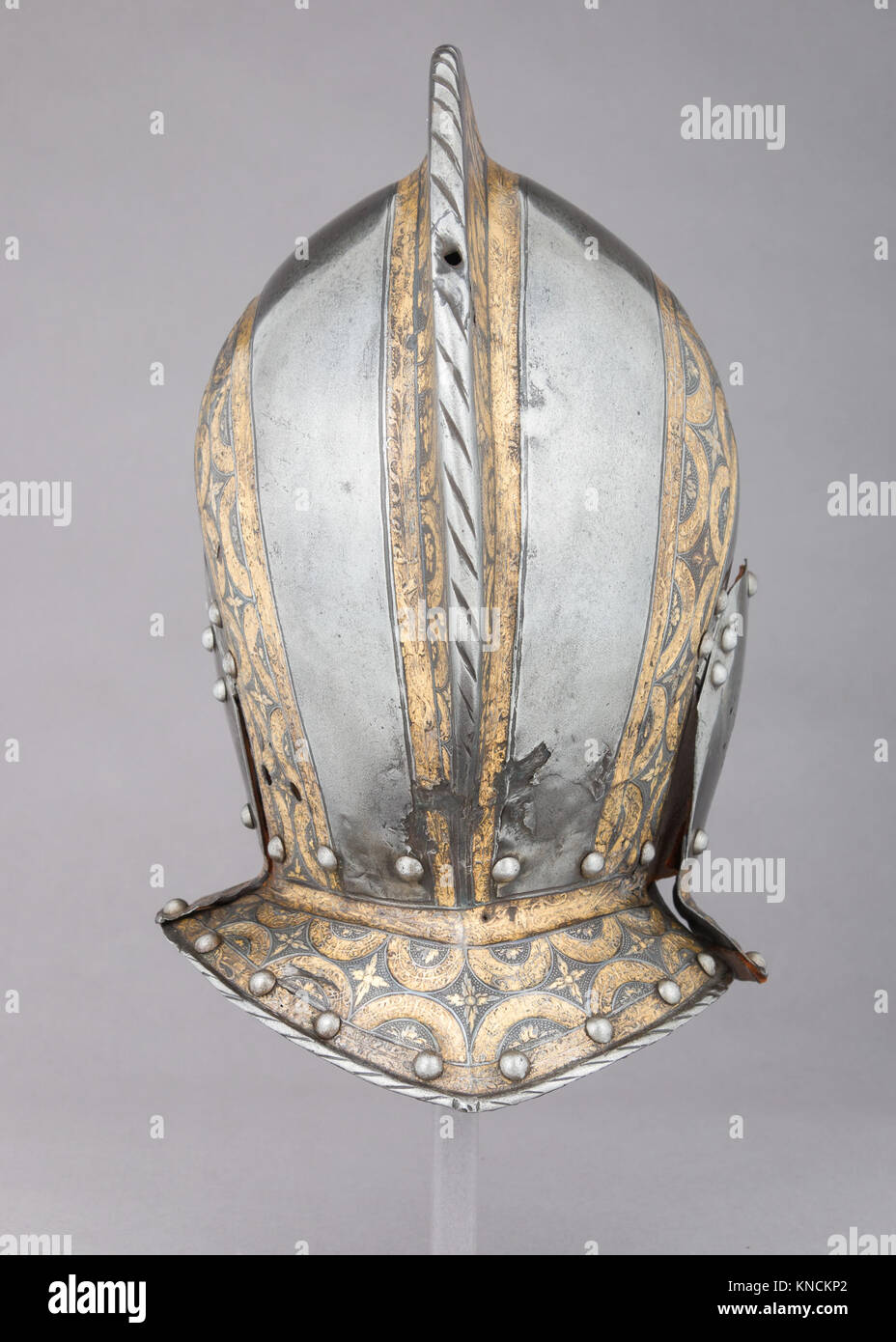 This 16th-century Renaissance burgonet helmet demonstrates protective ...