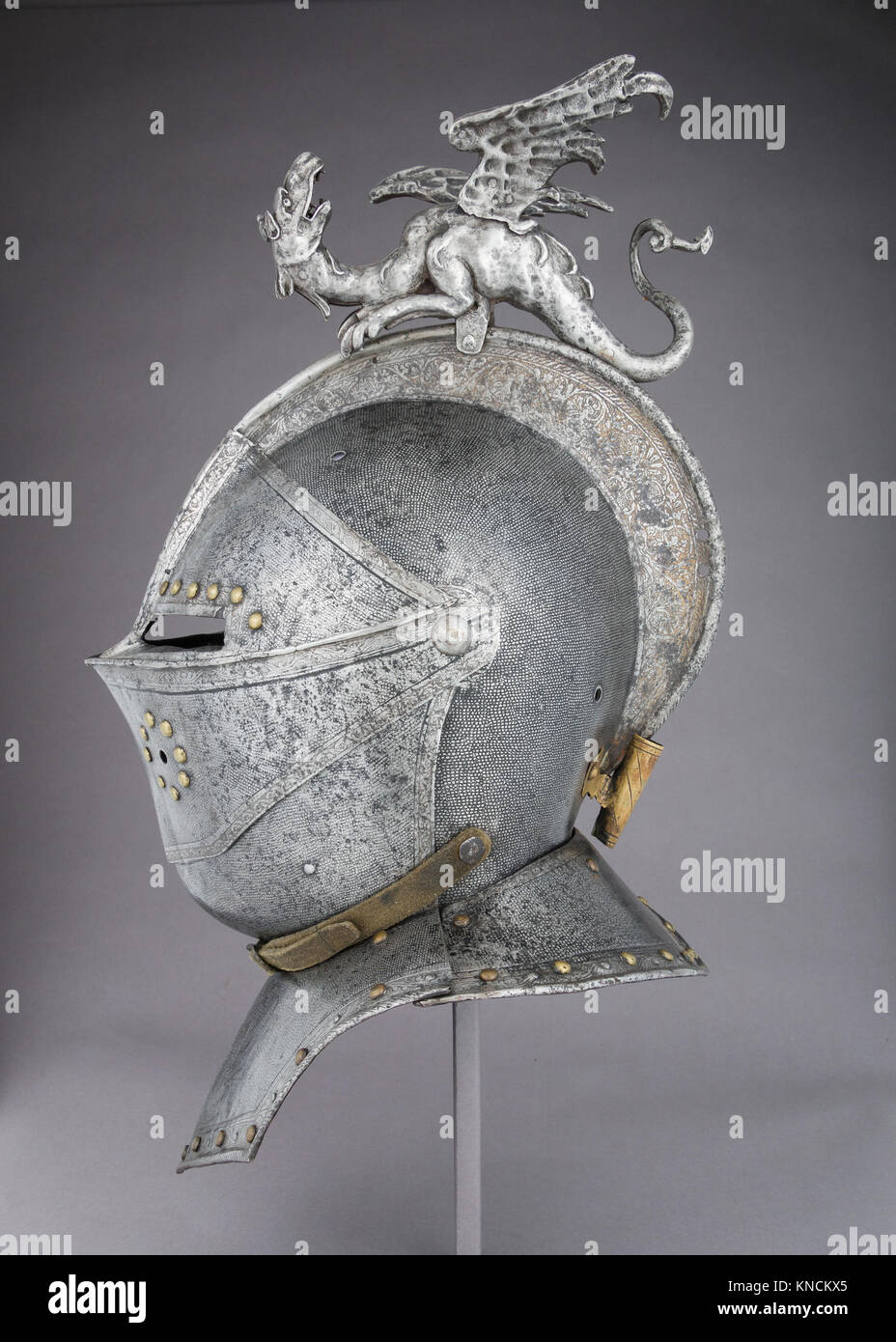 This 16th-century European close helmet from the MET collection is a ...