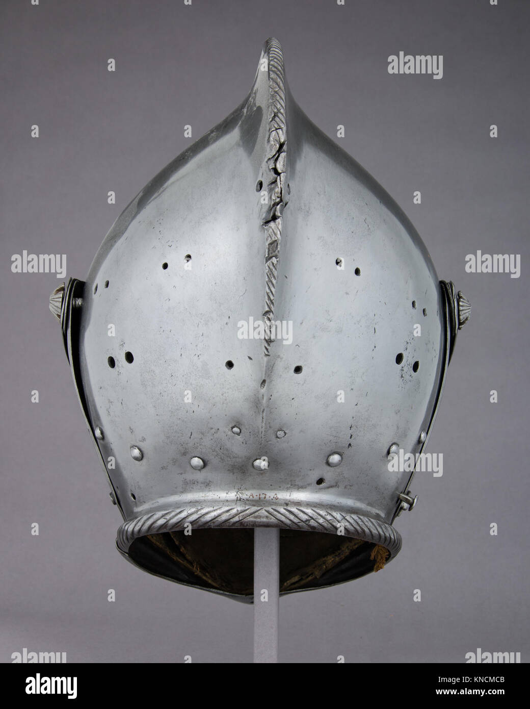 This close-helmet for the tilt is illustrated as a historical artifact ...