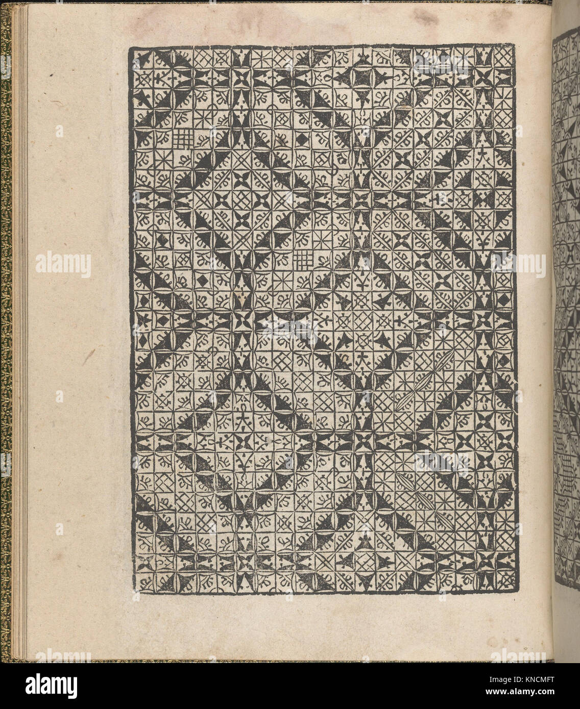 This 1554 Venetian manuscript page features a design for women's ...