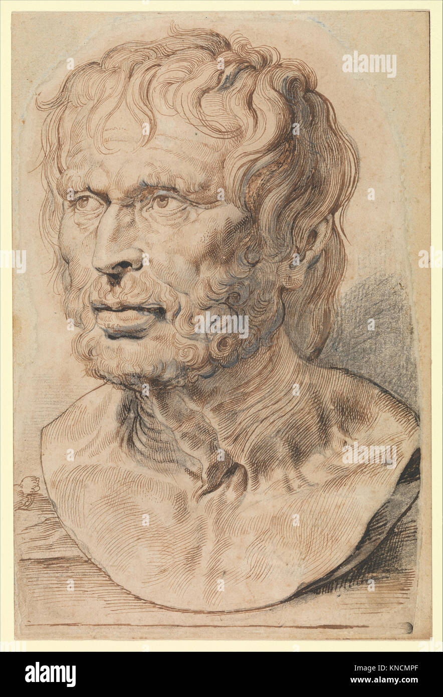 This bust, believed to represent the philosopher Seneca, is a classical ...