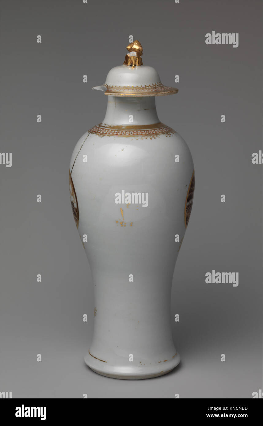 This covered vase represents the artistry and design of ancient pottery ...