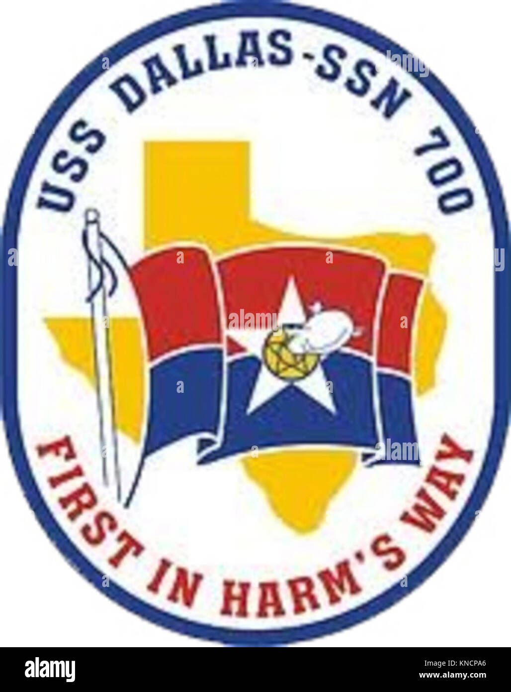 The official crest of the Los Angeles-class fast-attack submarine USS ...