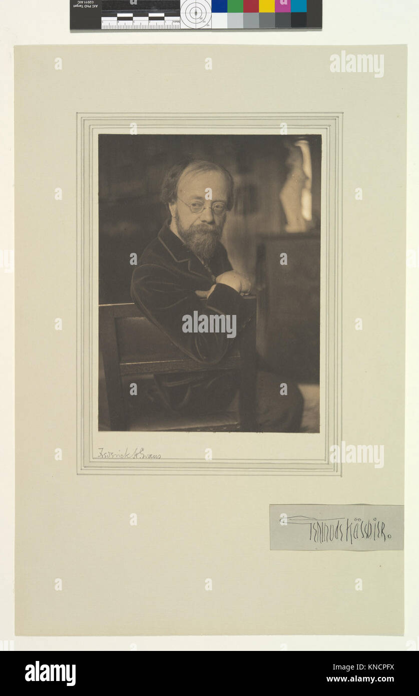 A photograph of Frederick H. Evans, an English photographer known for ...