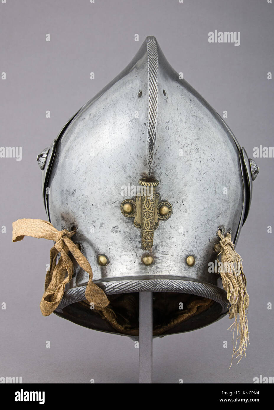 This close helmet for the tourney is a piece of medieval armor designed ...