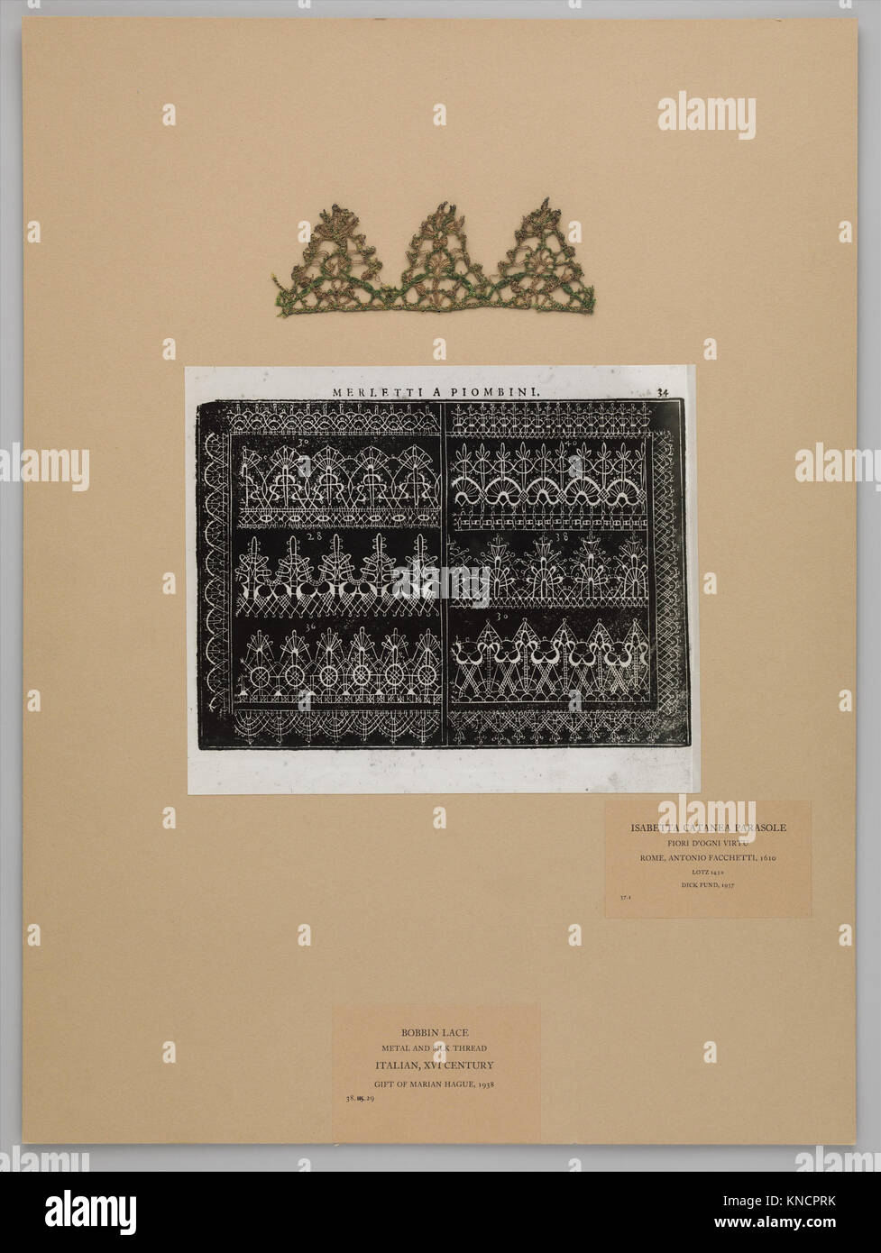 This edging piece, part of the MET collection, represents an example of ...