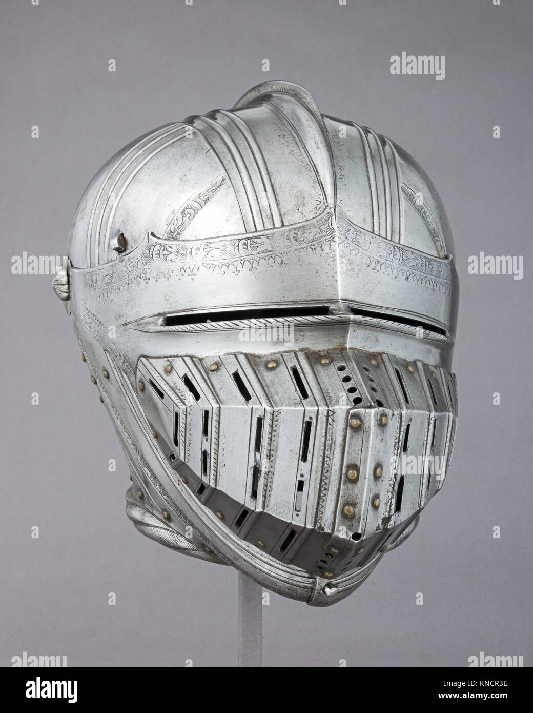 This armet, a type of helmet used in tournaments, is a significant ...