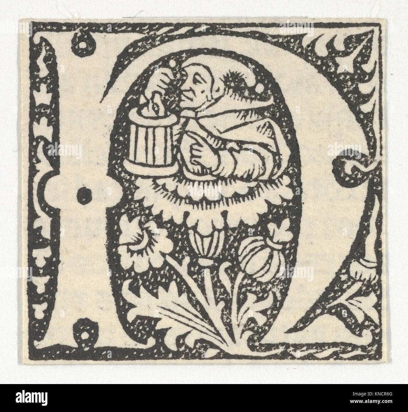 This decorated Roman alphabet fragment, part of the MET collection ...