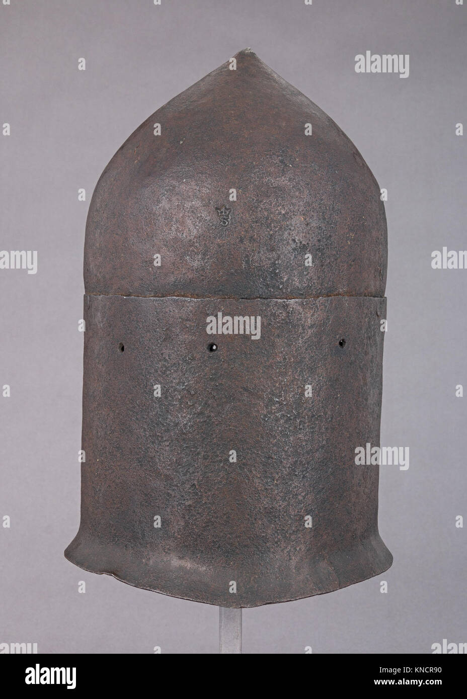 This great sallet, a type of medieval helmet, is designed for ...