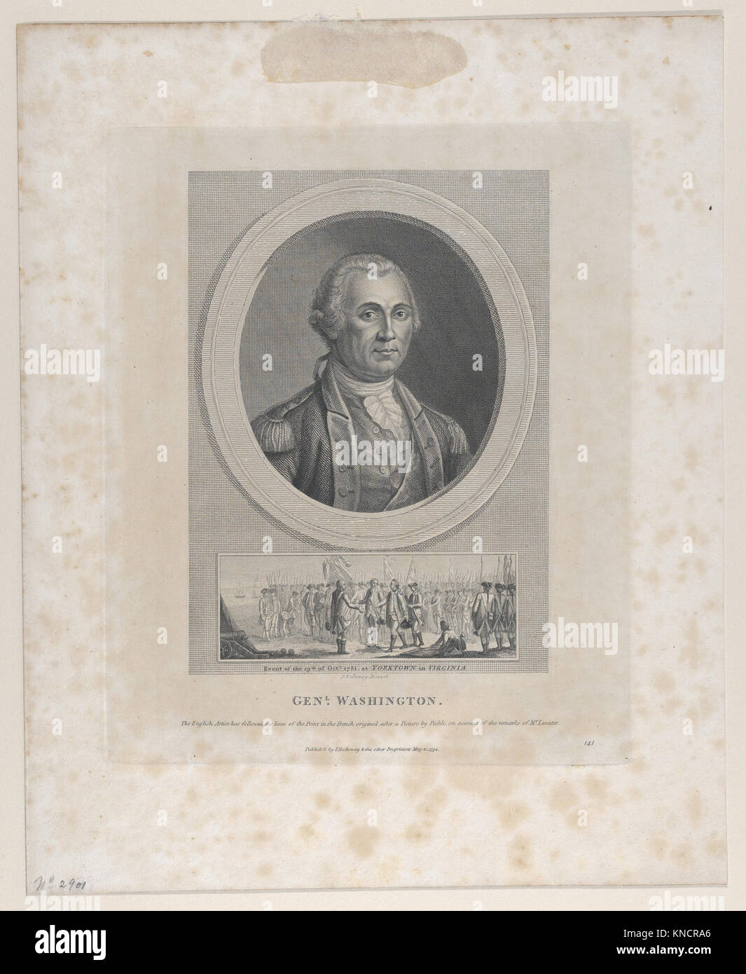 A portrait of General George Washington, from The Metropolitan Museum ...