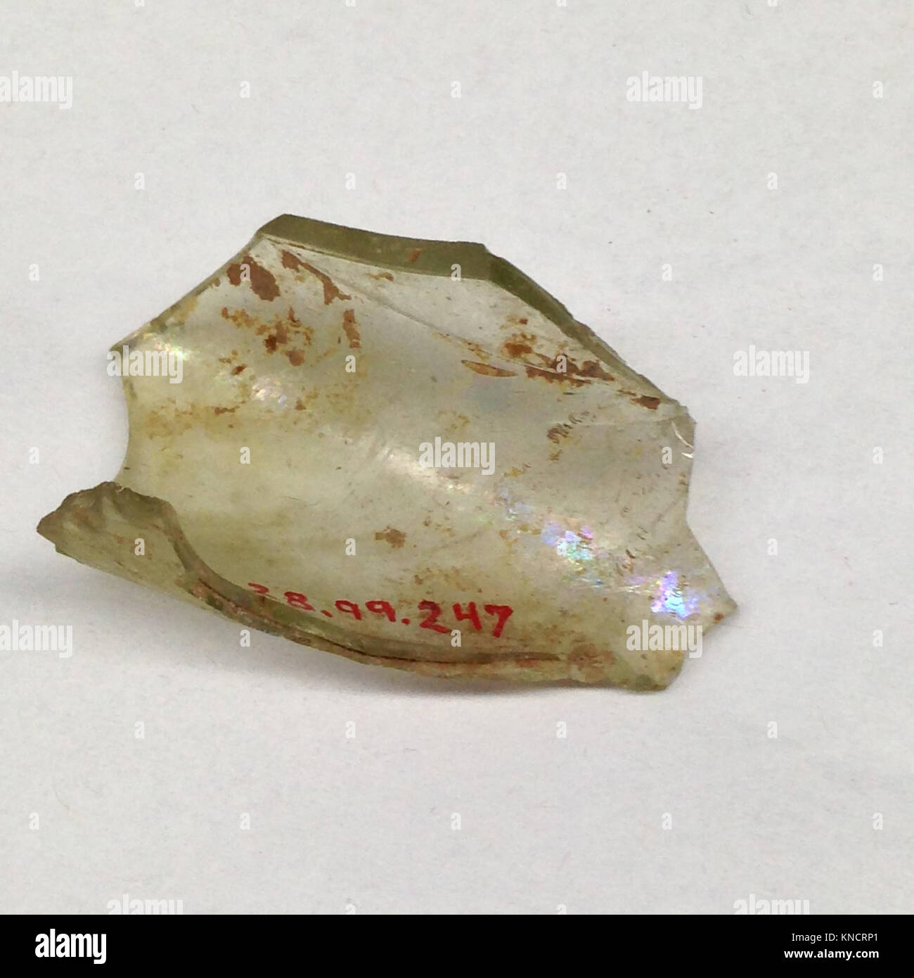 This fragment is part of an archaeological collection, representing an ...