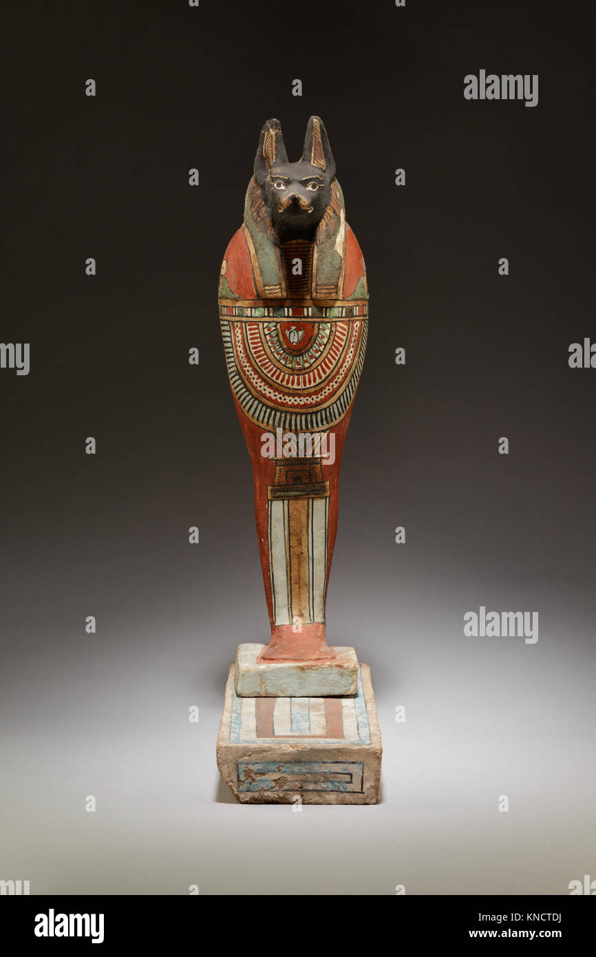 This funerary figure of Duamutef represents one of the four sons of ...