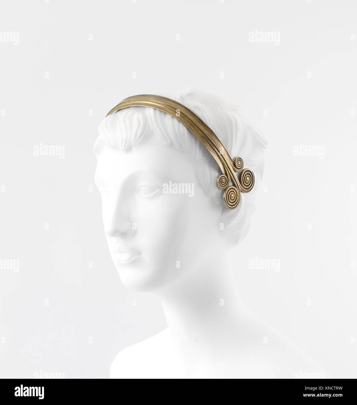 This headdress is an example of ancient headwear used for ceremonial or ...