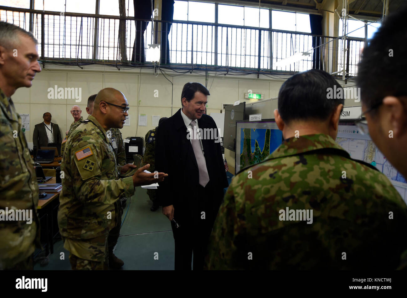 CAMP SENDAI, Japan - Lt. Col. Brian Ridley, United States Army Japan ...