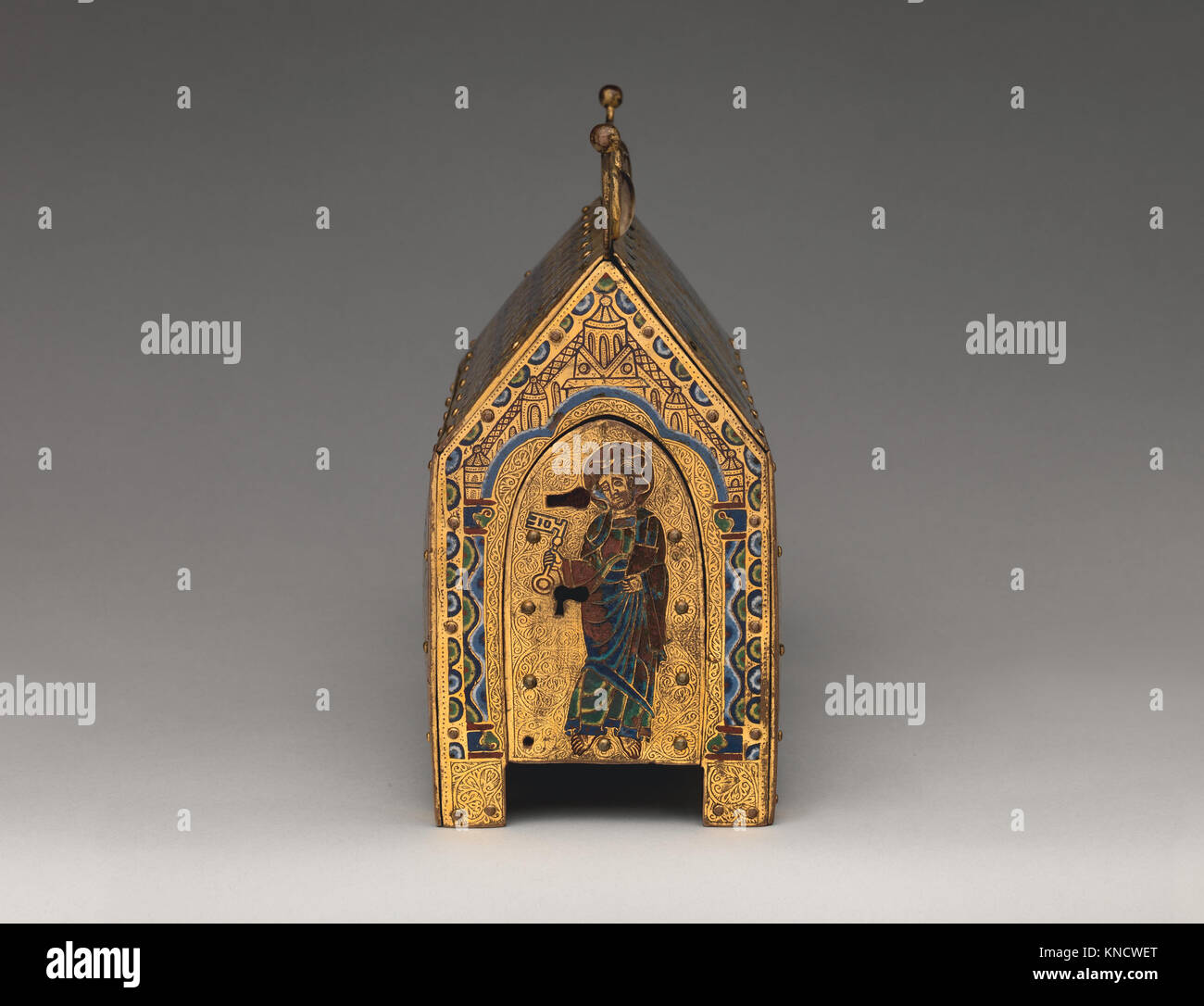 This French chasse features Christ in Majesty and the Lamb of God, with ...