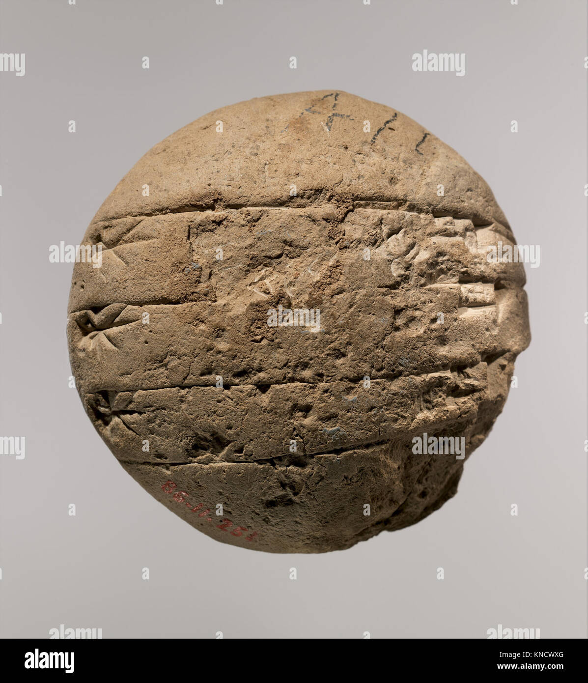 This cuneiform tablet, a student exercise from ancient Mesopotamia ...