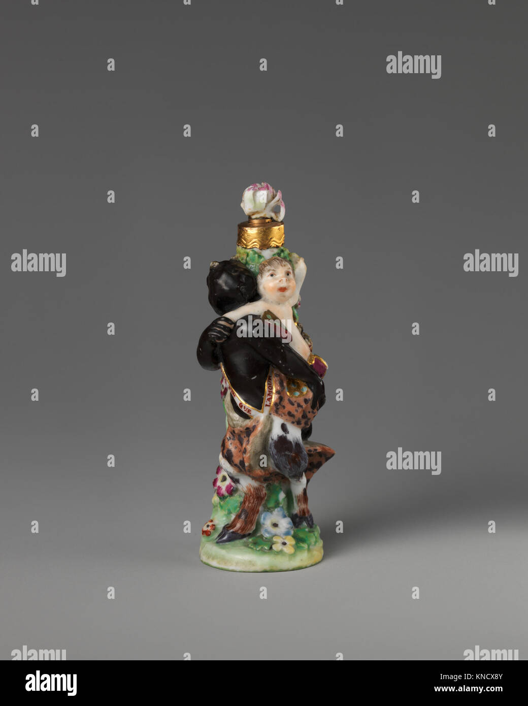 A depiction of Cupid and the devil in a group, capturing the contrast ...