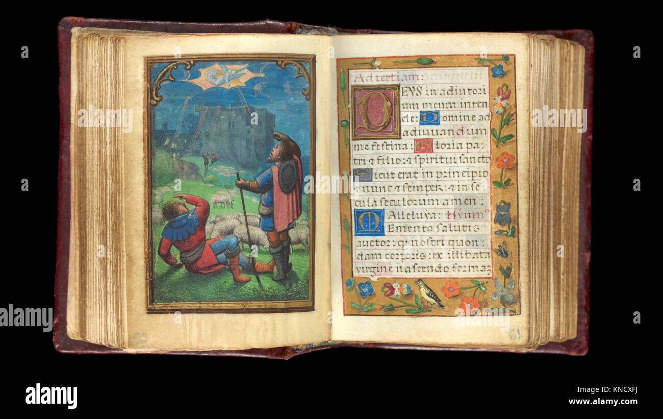 The Book of Hours is a medieval illuminated manuscript containing ...