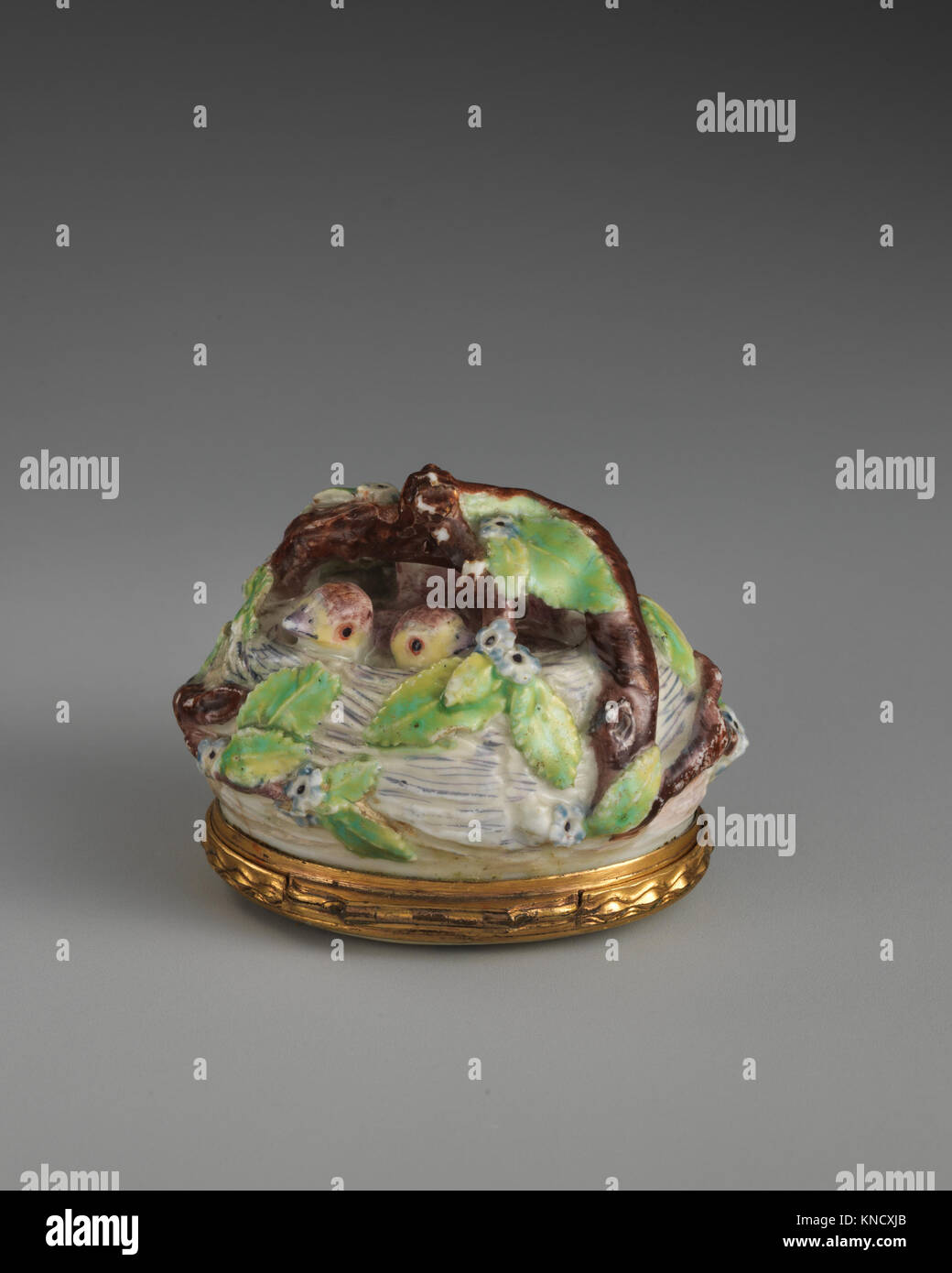 This bird’s nest, a carefully preserved natural specimen, offers ...