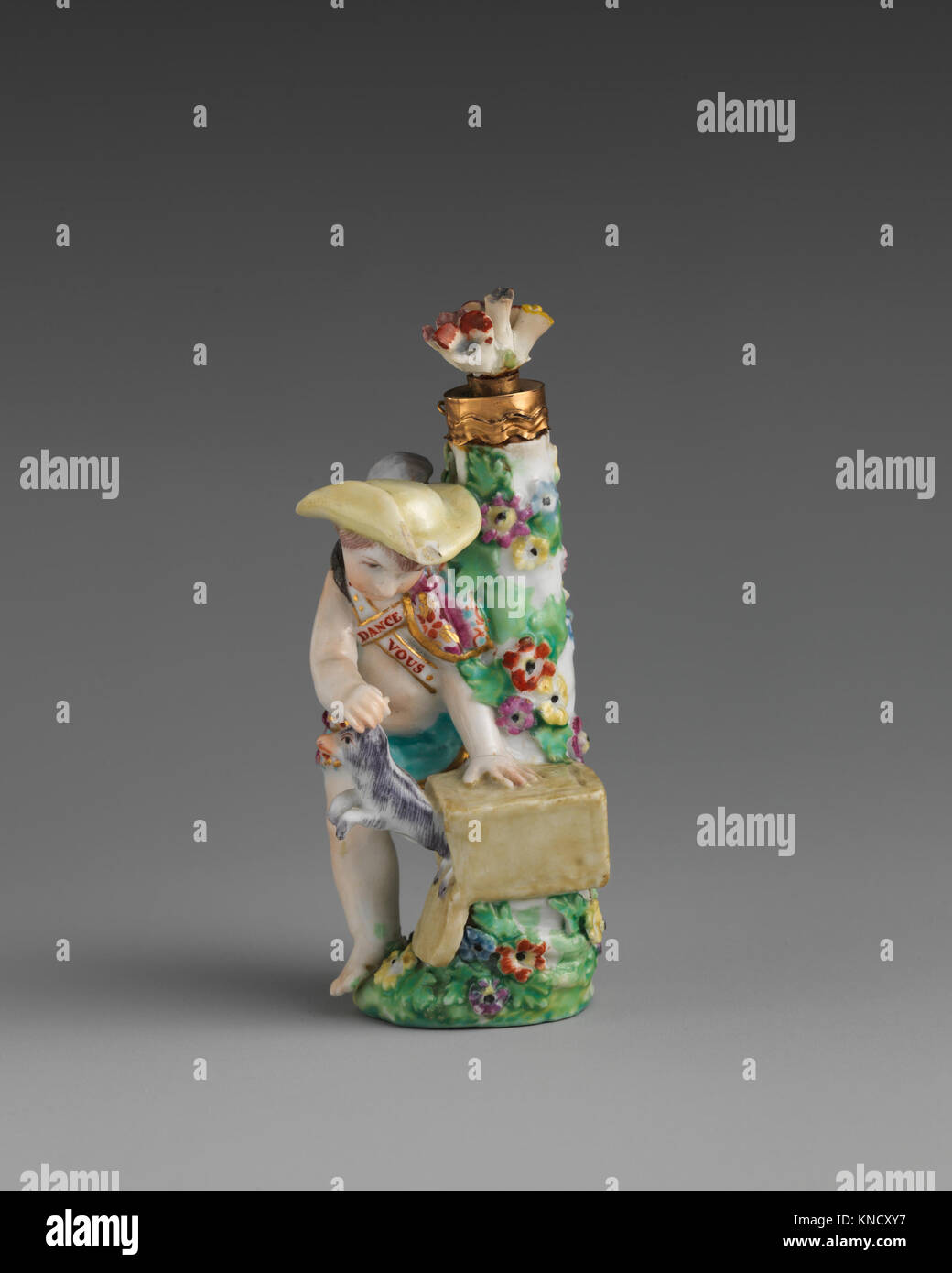 This artwork depicts Cupid accompanied by a dog, illustrating the ...