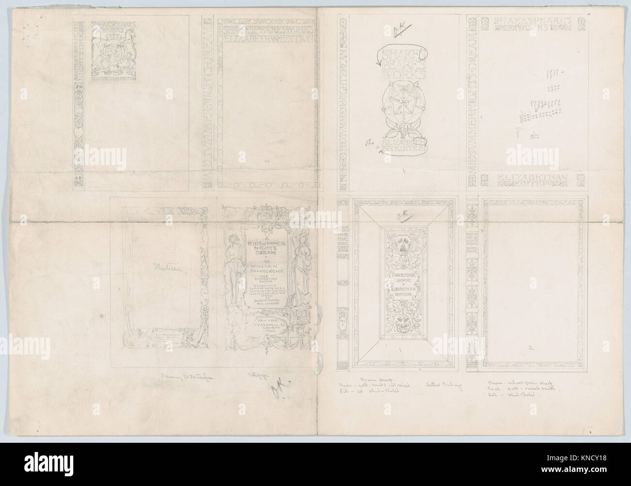 This collection of cover designs for Shakespeare's works from the ...