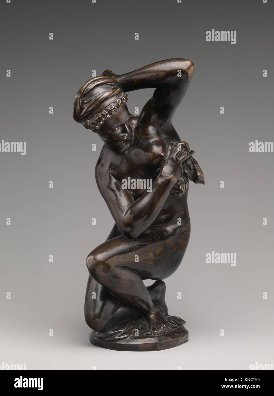 This statue of Crouching Venus captures the graceful pose of the ...