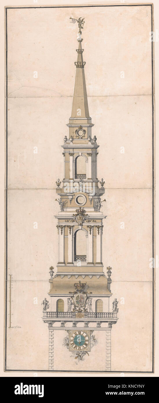 Design for the Spire of the Church of Our Lady in Copenhagen MET ...