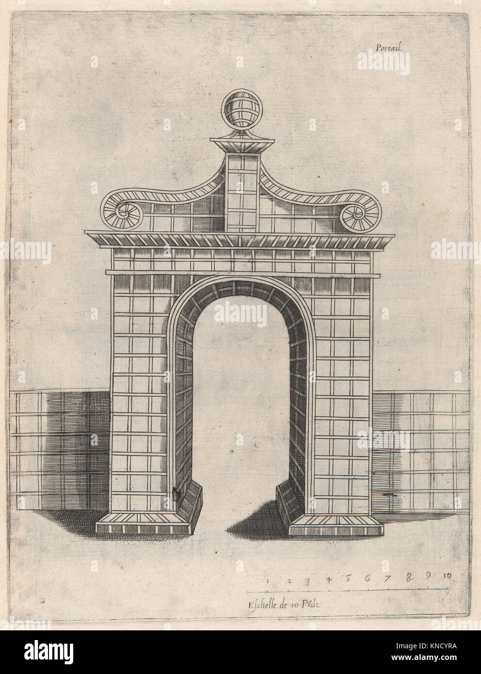 This print illustrates true representations of gates, fences, and ...