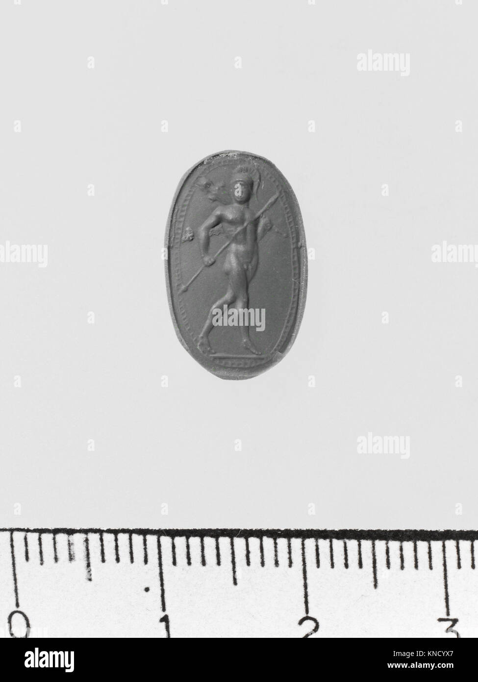 A banded agate ring stone, used in jewelry, exhibiting natural banding ...