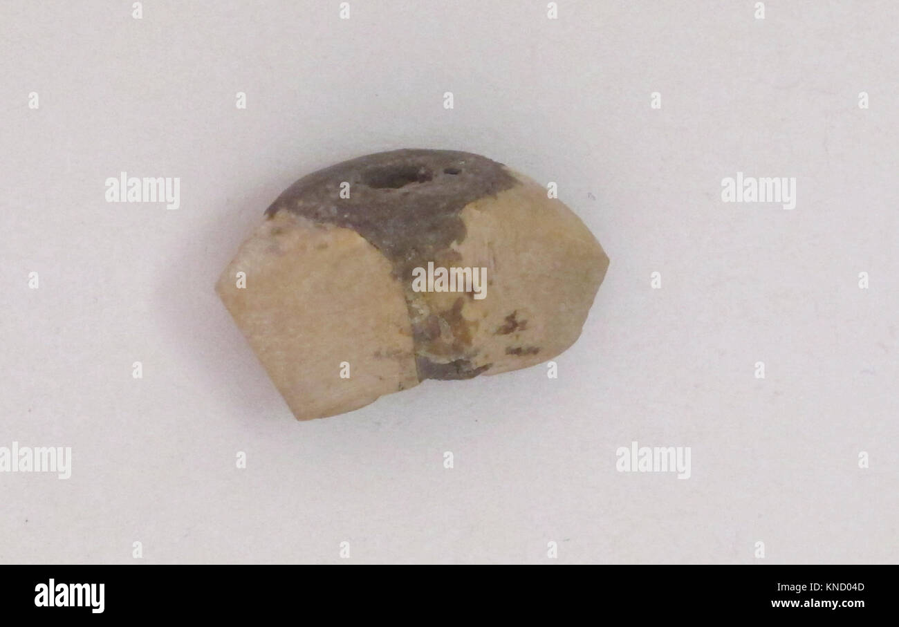 These eye inlays were likely used in a larger sculpture or mask ...