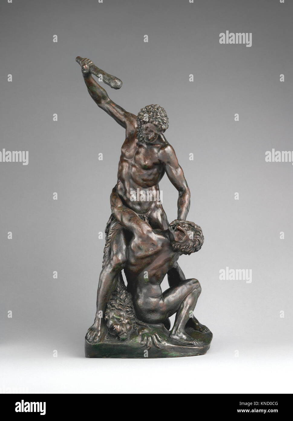 This artwork portrays the mythological scene of Hercules and Cacus ...