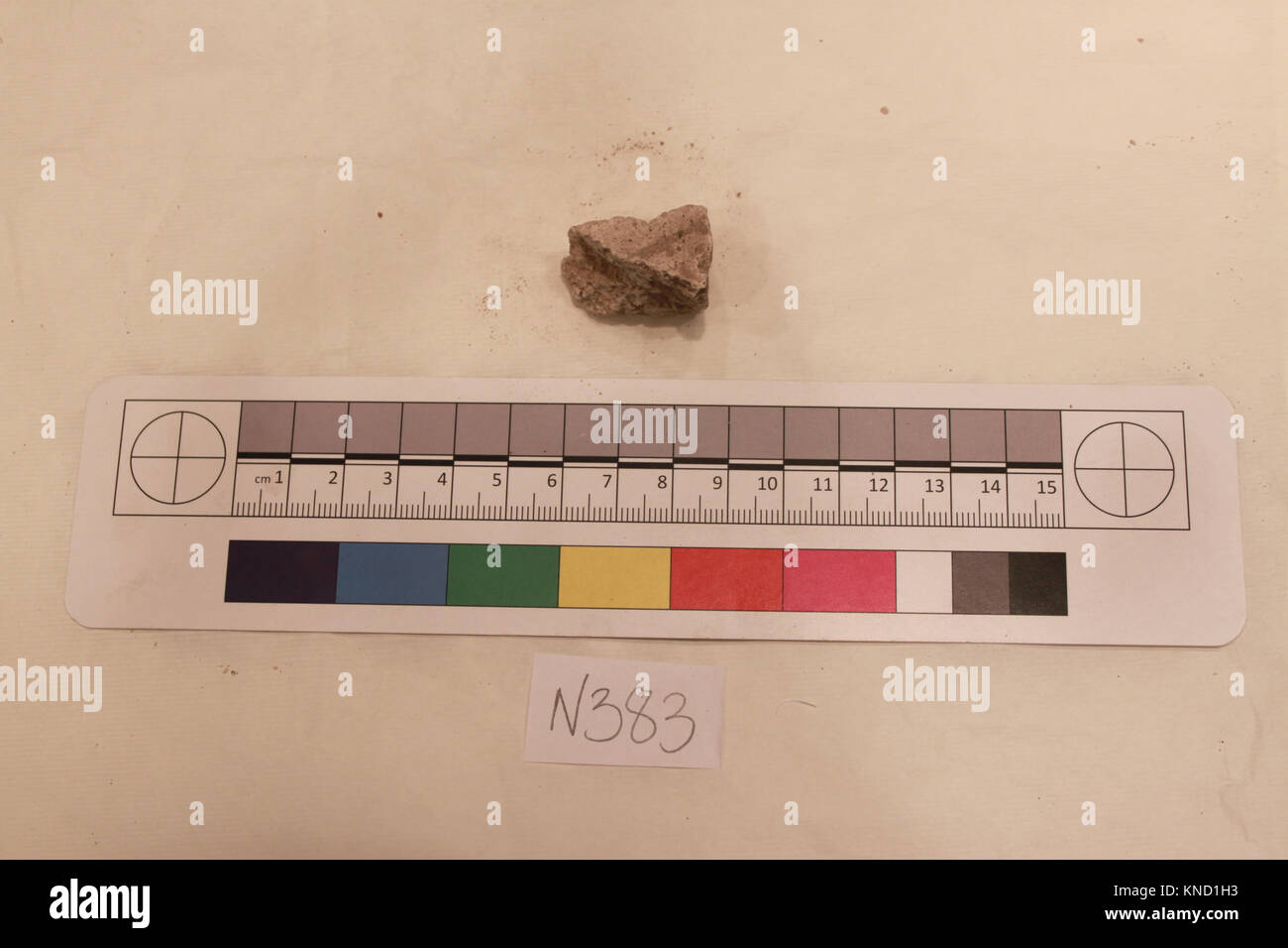 A fragment of an ancient object, contributing to the understanding of ...